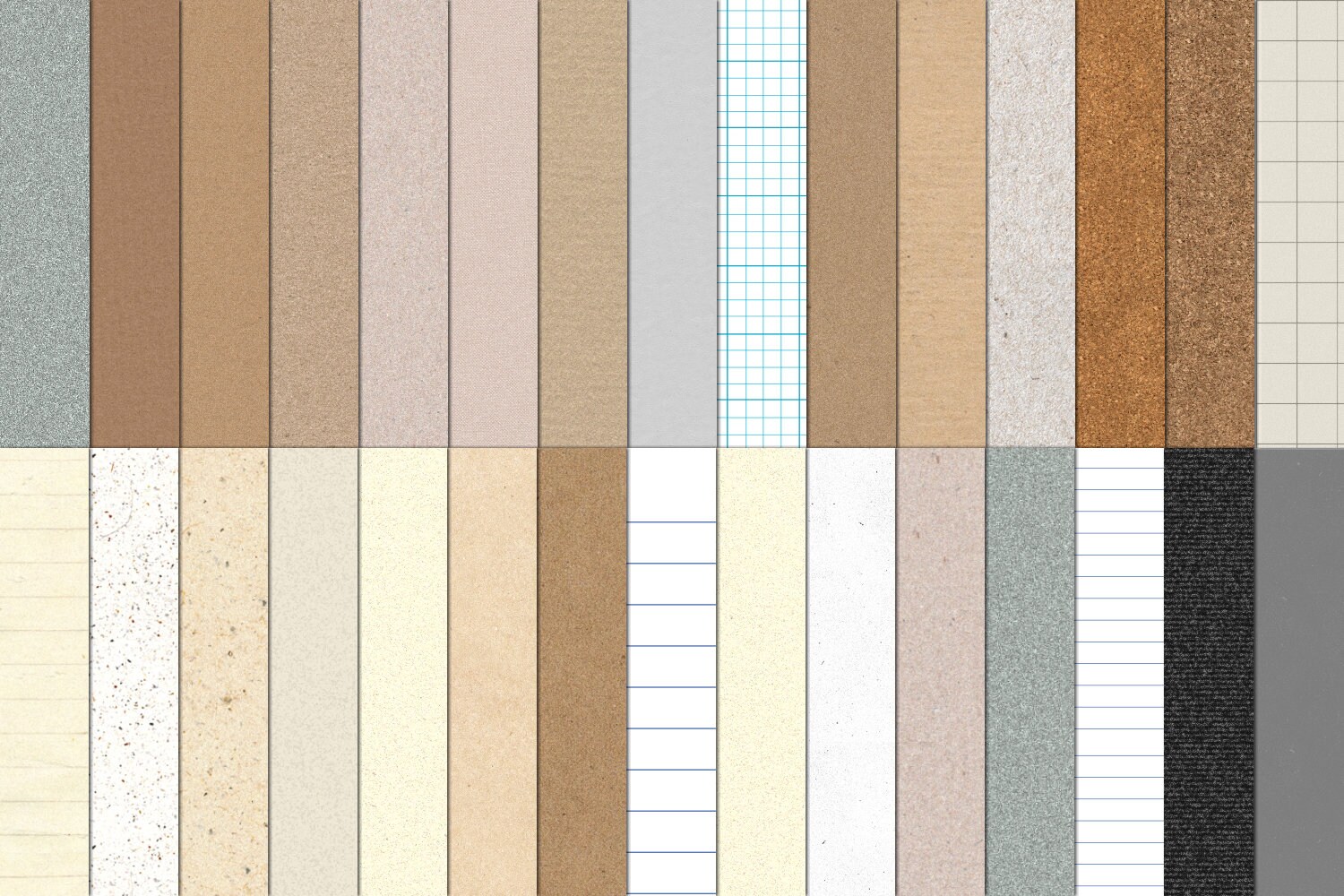 30 Kraft Digital Papers Cardboard Backgrounds-brown Scrapbook - Etsy