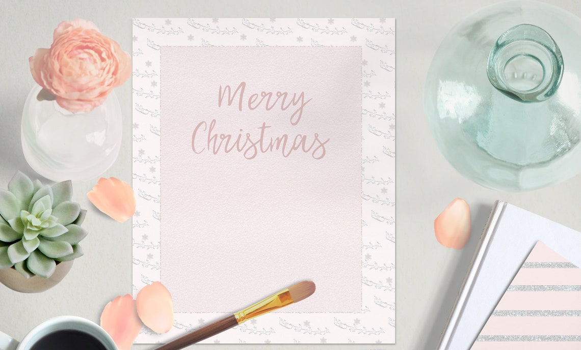 Pastel Christmas Digital Paper Digital Paper Pack Christmas - Etsy