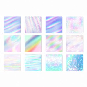 40 RAINBOW BOKEH TEXTURE, Digital Holographic Paper- Pastel Ombre ...