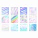 40 RAINBOW BOKEH TEXTURE, Digital Holographic Paper Pastel Ombre ...