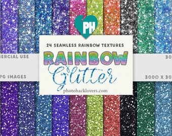 Mickey Glitter Digital Paper Backgrounds Pack 12x12 - Etsy
