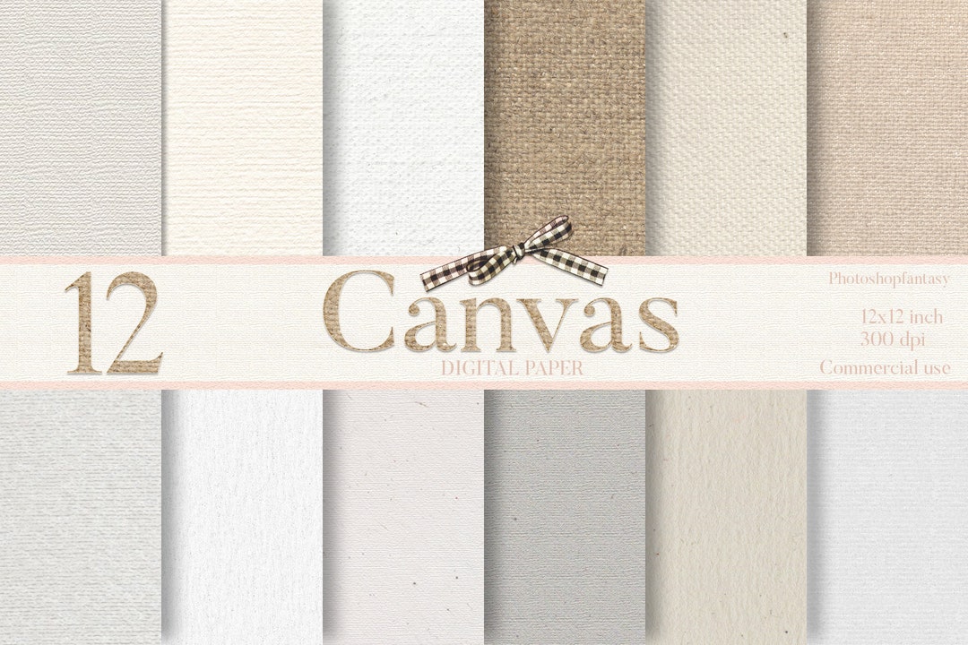 Rustic Linen Burlap Digital Textures, Scrapbook Canvas Backgrounds ...