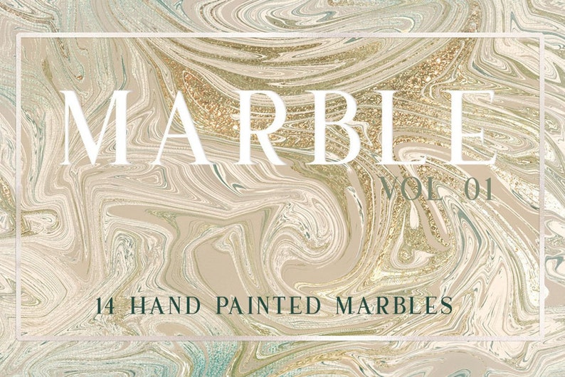 Gold & Marble Digital Paper Gold Foil Glitters Luxury | Etsy