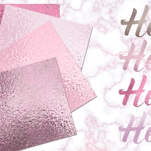 PINK, FOILS, Digital Paper, Light Pink, Foil, Paper, Scrapbook Paper ...