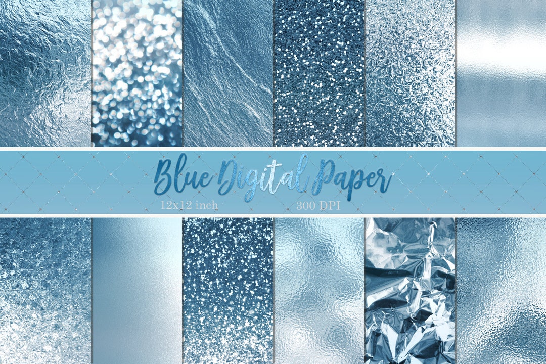 Light Blue Glitter Digital Paper – Sky Blue Sparkle Backgrounds Jpgs - Etsy