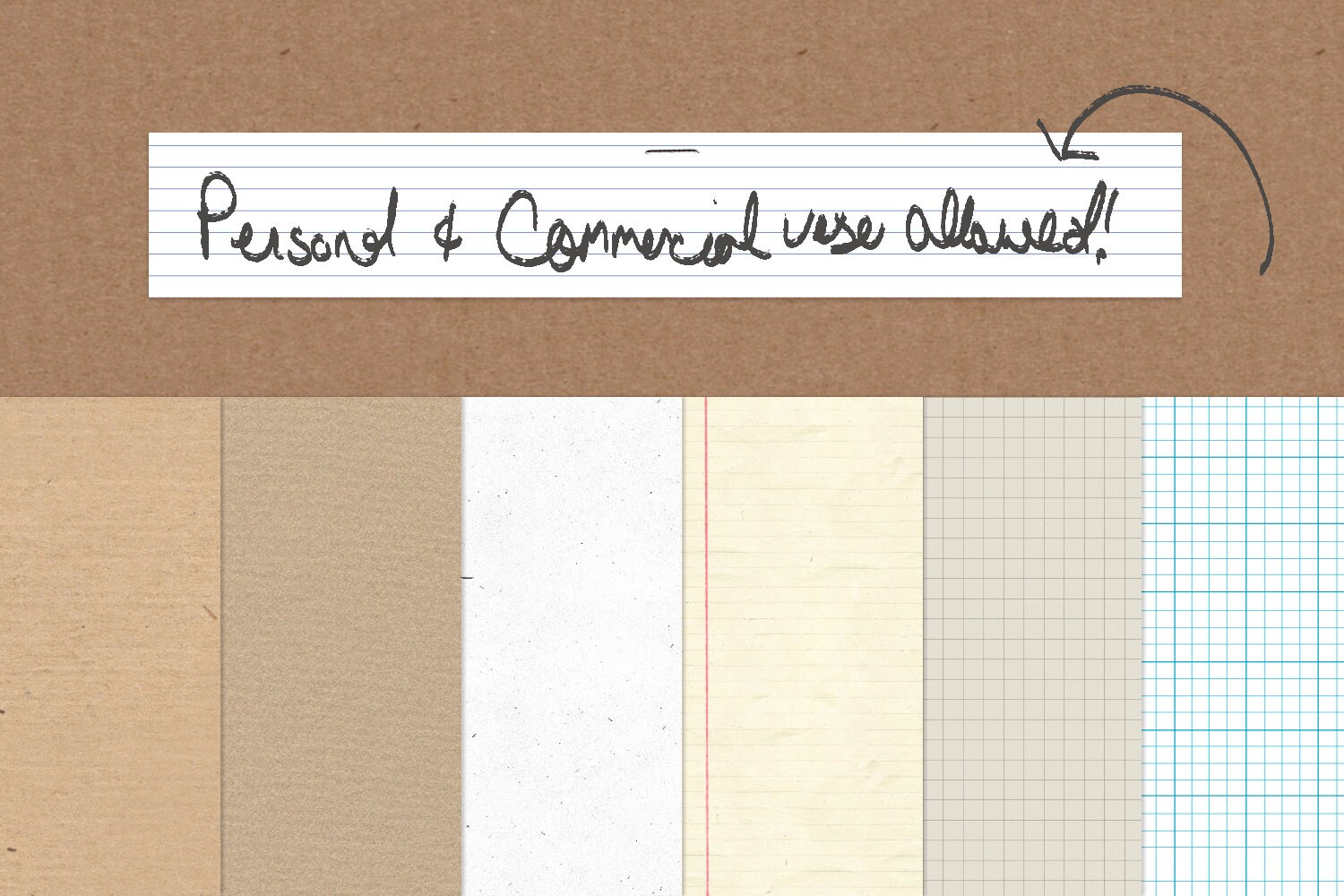 30 Kraft Digital Papers Cardboard Backgrounds-brown Scrapbook - Etsy