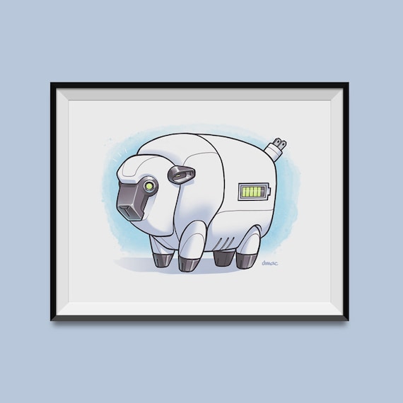 Electric Sheep 8 X 10 Print | Etsy