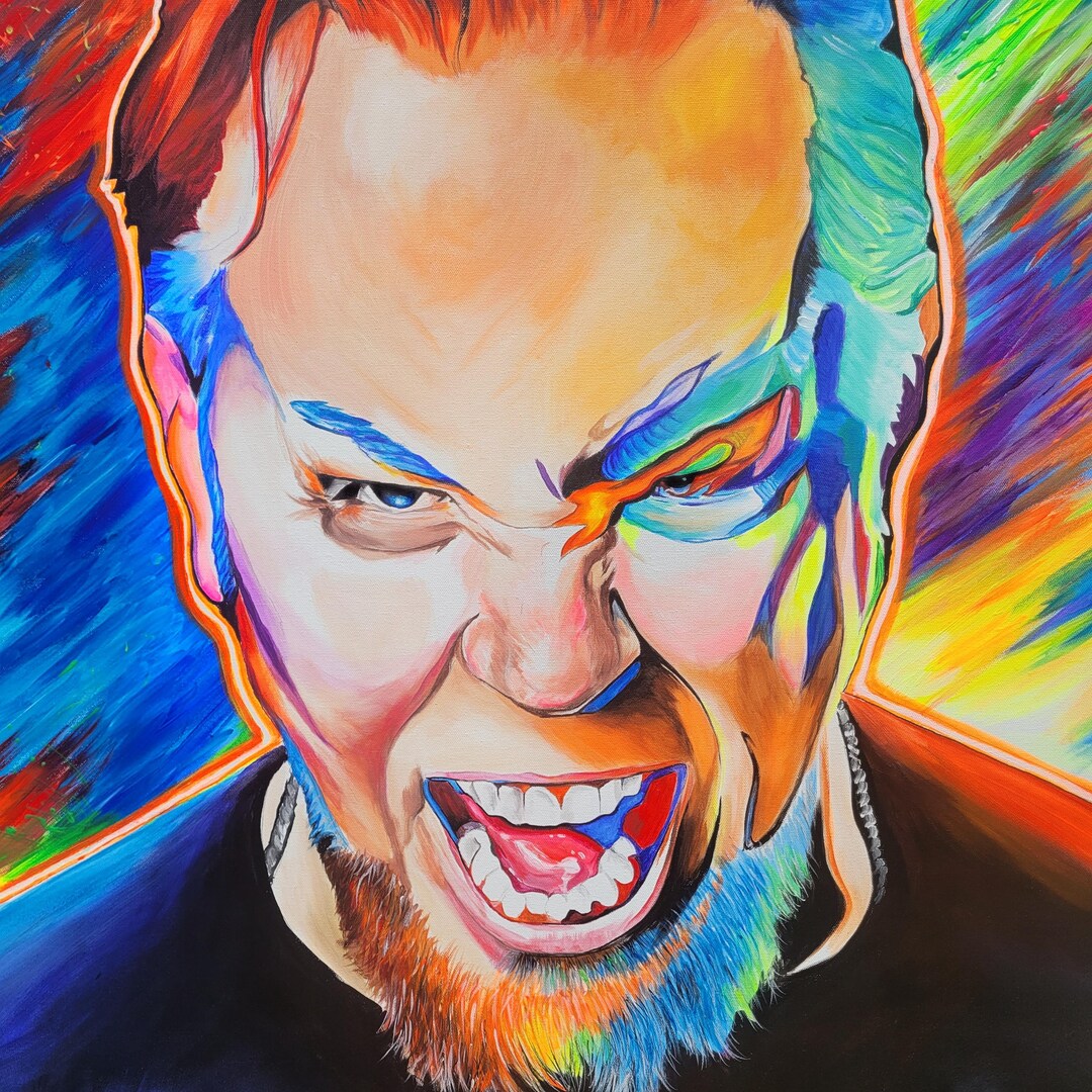 James Hetfield Art Print - Etsy
