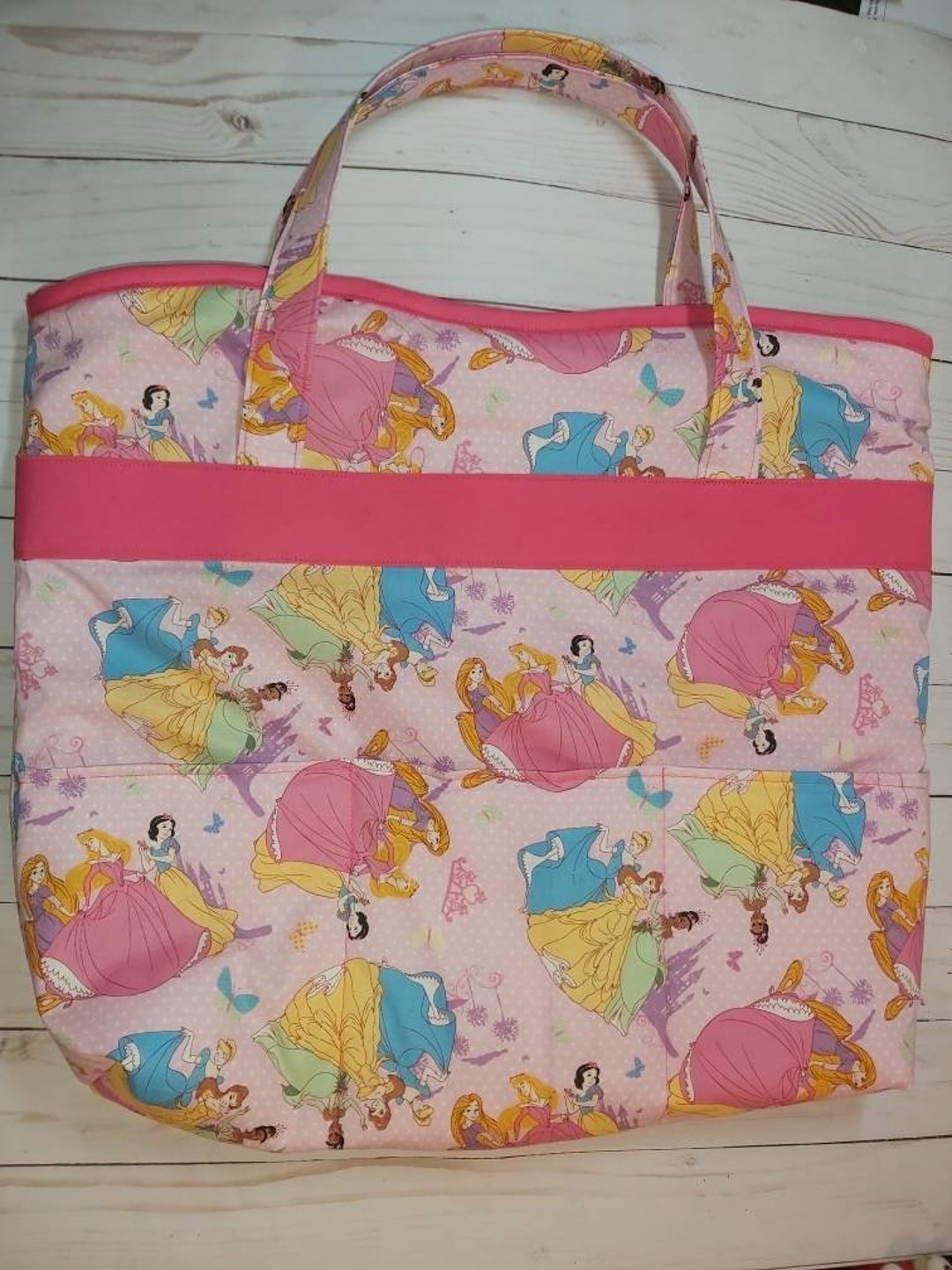 Disney Tote Bag Cinderella Tote Princess Tote Sleeping - Etsy