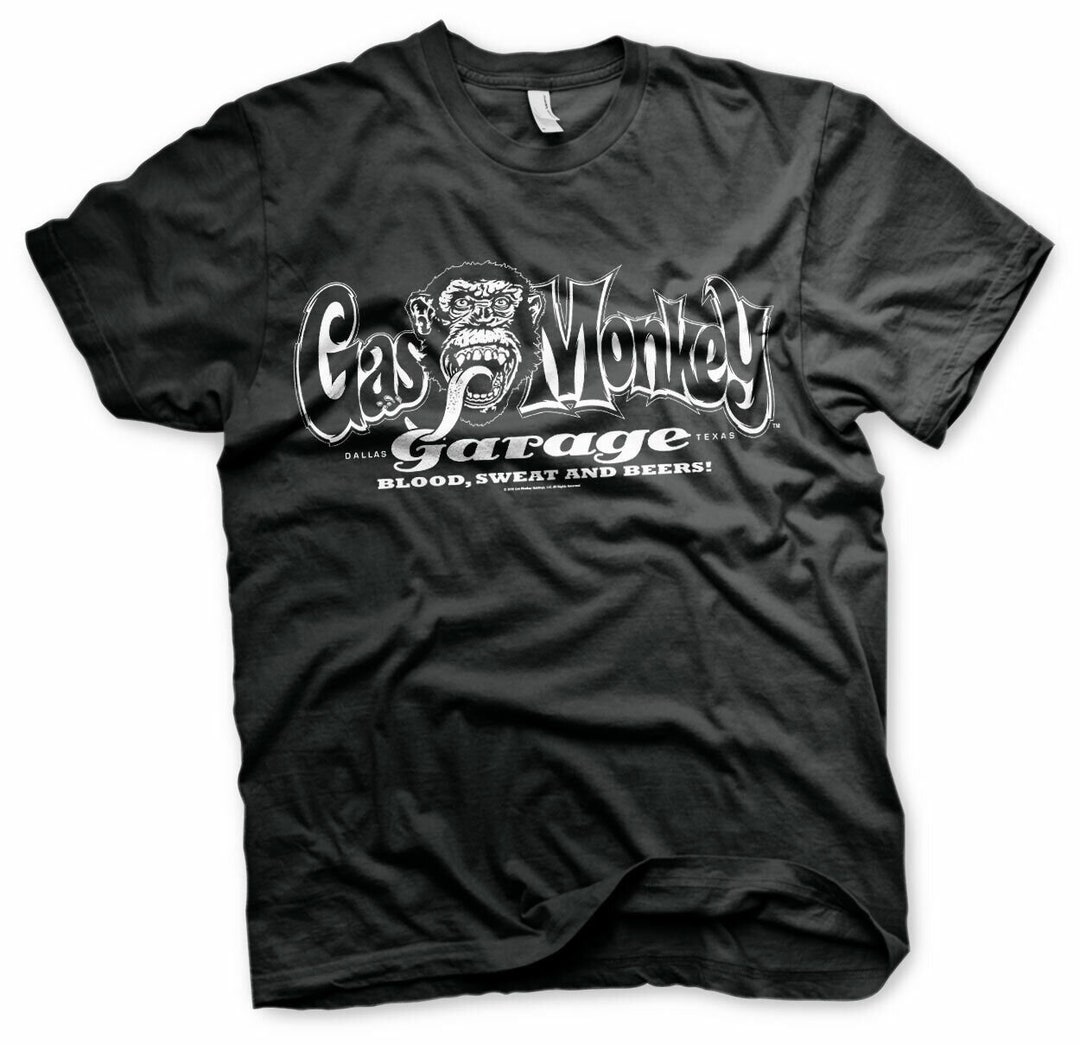 Gas Monkey Garage White Logo Official Merchandise T-shirt Medium - Etsy