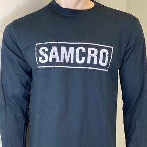 Officially Licensed Samcro Sons of Anarchy Distressed Long Sleeve T-shirt - Etsy