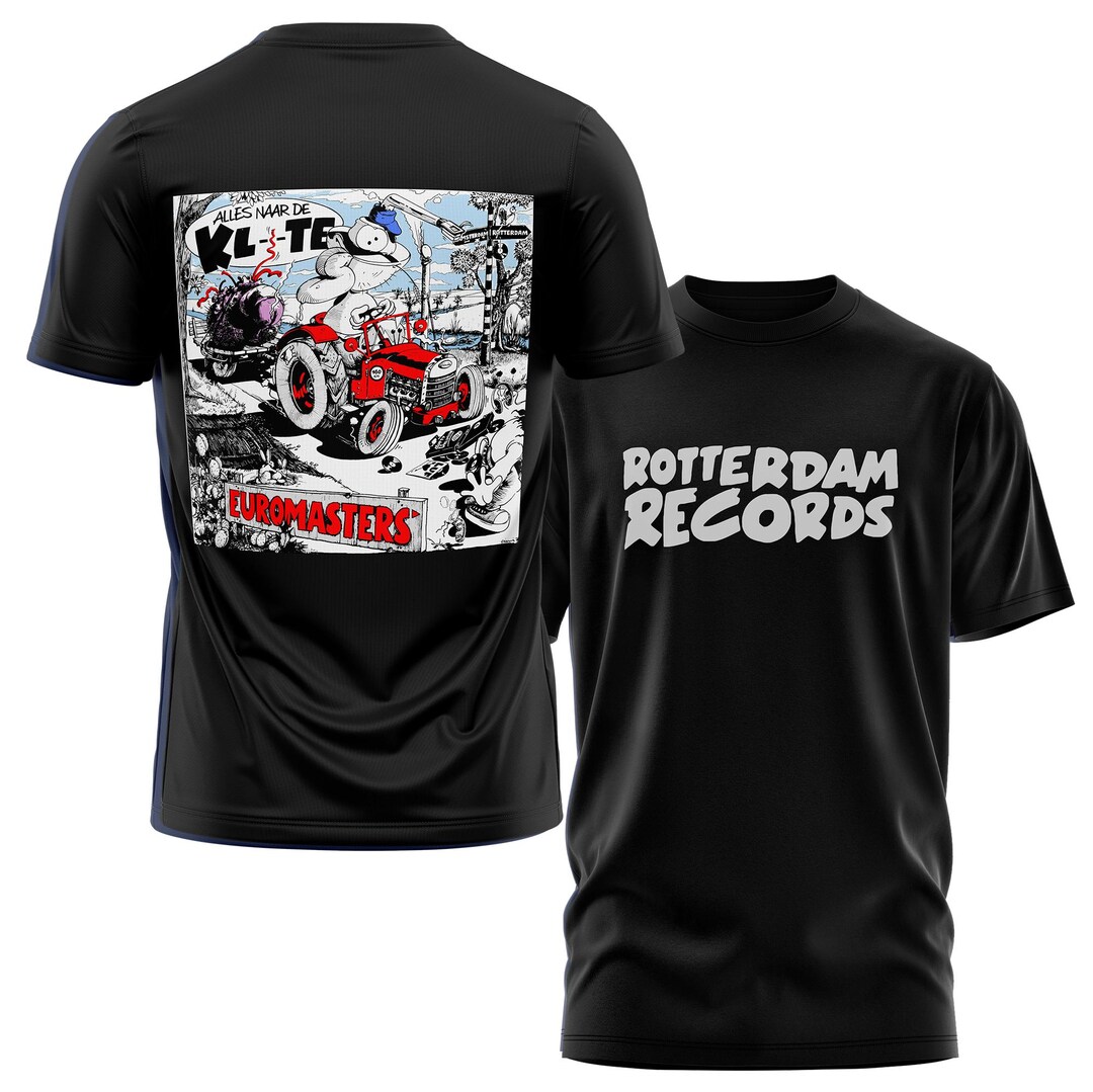 Rotterdam Records T-shirt Euromasters Classic Dutch Gabber Techno - Etsy