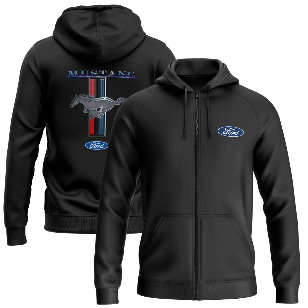 Ford Mustang Official Licensed Tribar 50 Years Zip Hoodie - Etsy