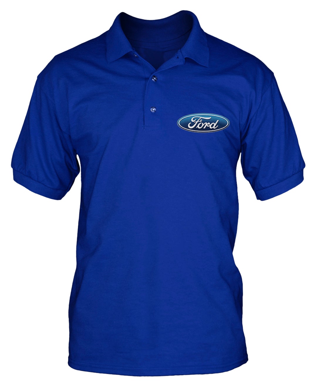 Ford Original Oval Logo Men's Premium Pique Polo Shirt - Etsy