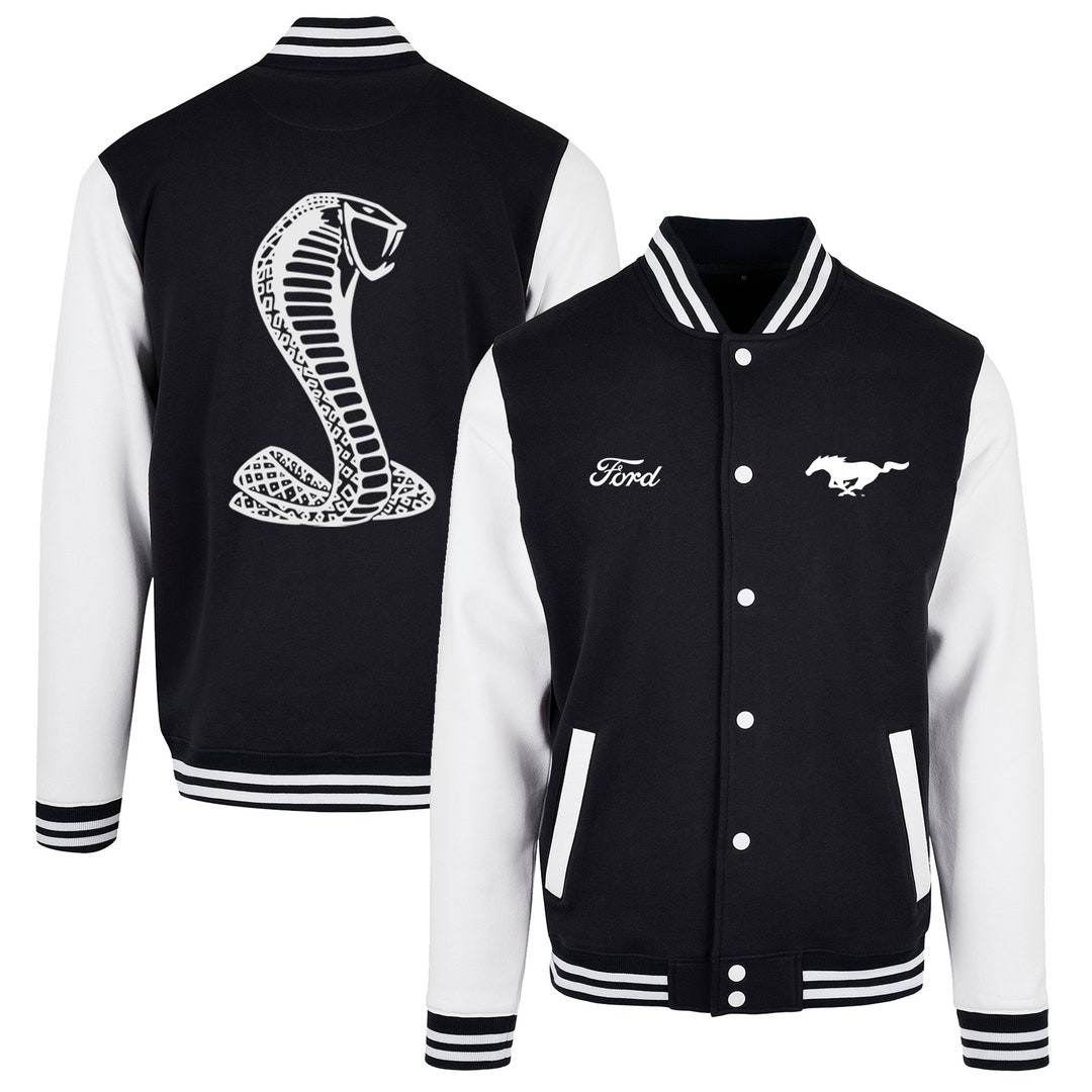Ford Mustang Hertz 1966 White Cobra Varsity Baseball Jacket - Etsy