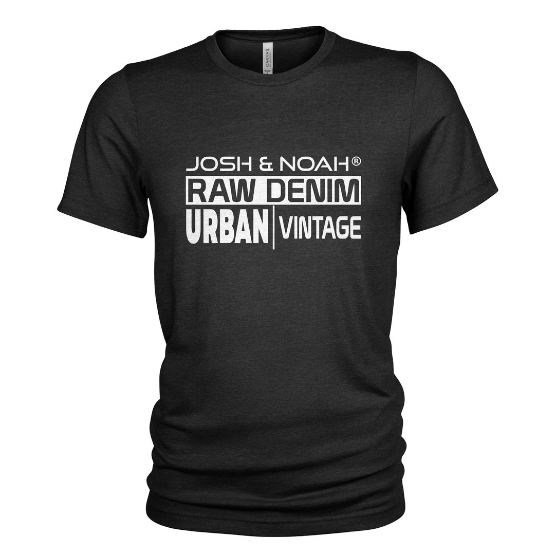 Josh&noah Raw Denim Urban Jeans T-shirt for Men - Etsy