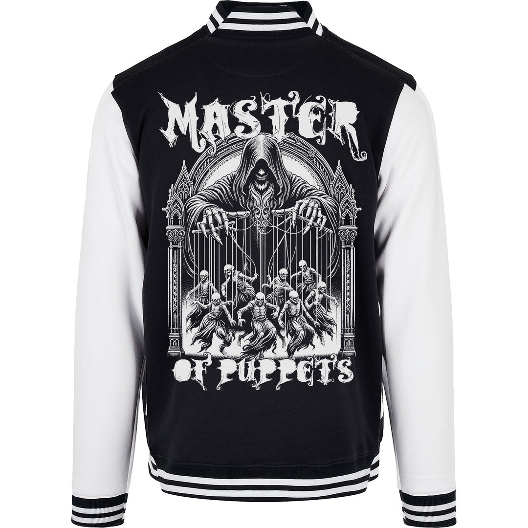 Gothic Master of Puppets Grim Reaper Men's College Varsity - Etsy