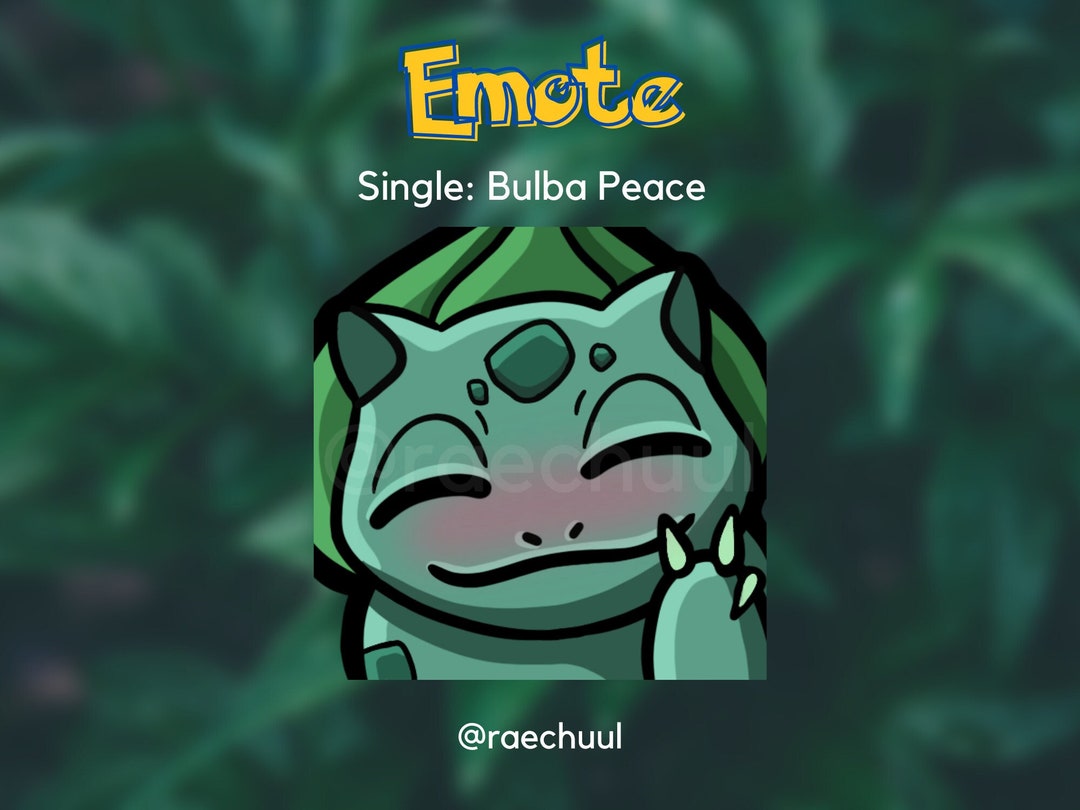 Emote Single: Bulba Peace - Etsy