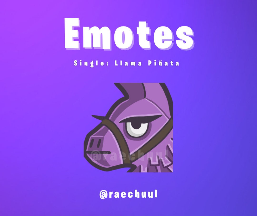 Game Emote Single: Llama Piñata - Etsy