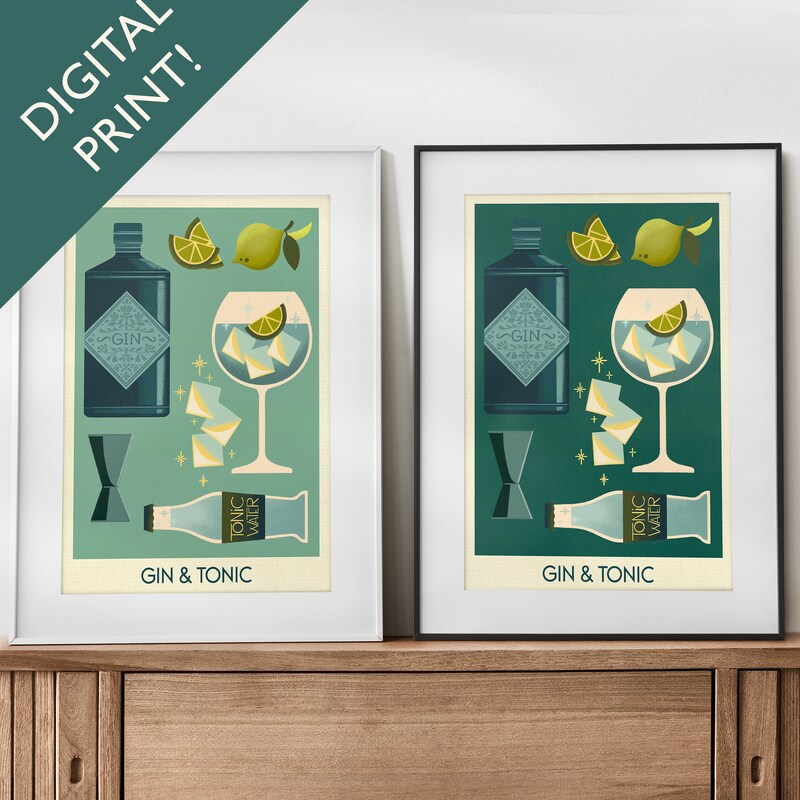 Gin Poster - Etsy