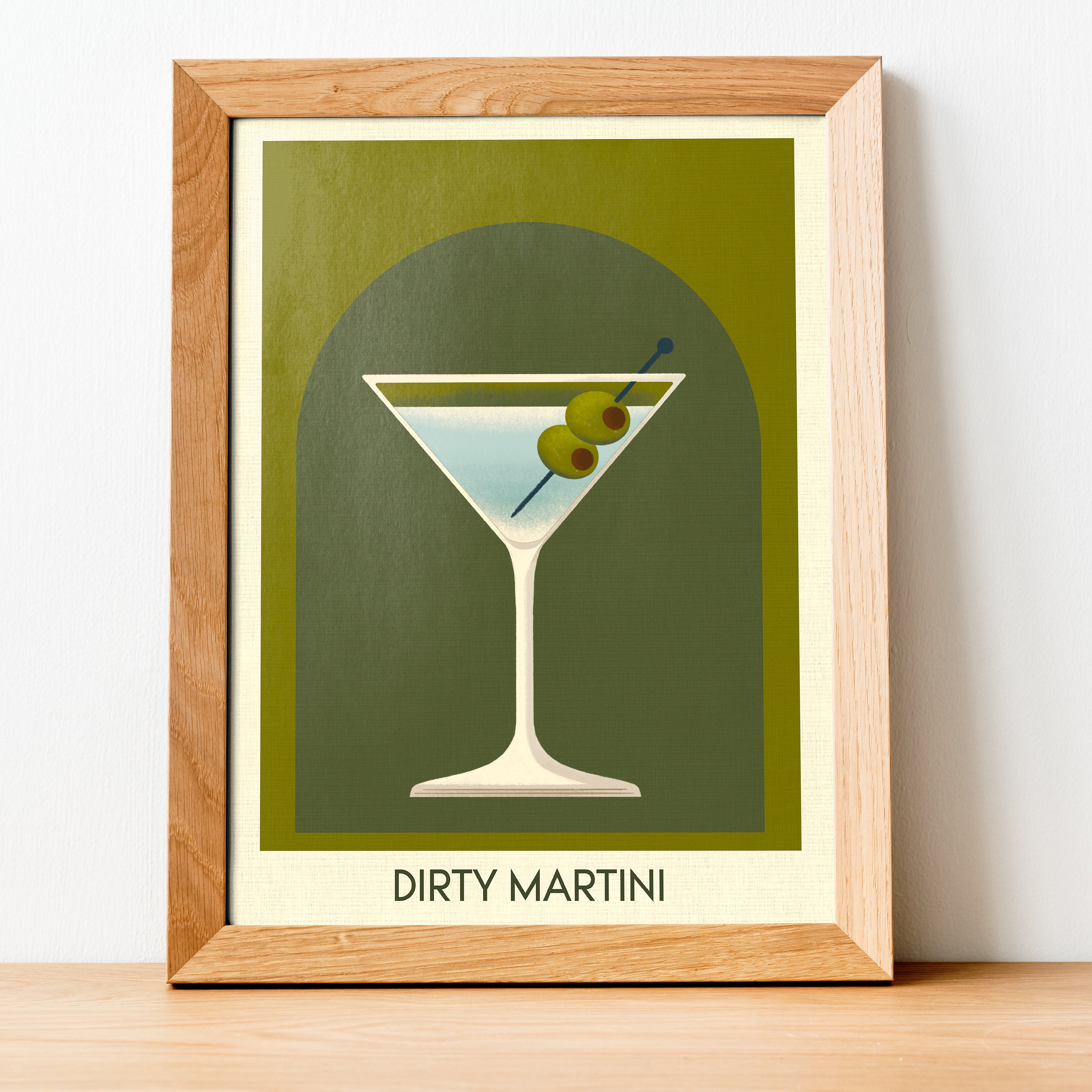 Martini Cocktail Print, Martini Poster, Bar Wall Art, Classic Bar Cart ...