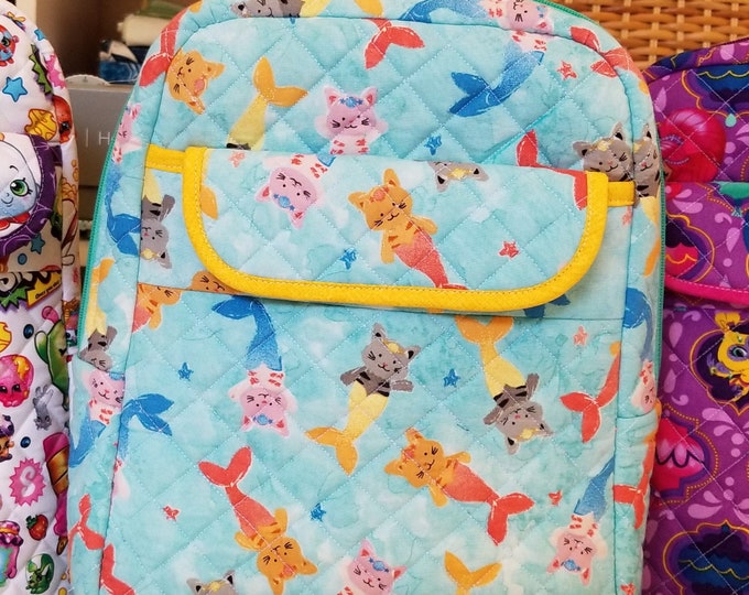 Cat Mermaids Backpack - Etsy
