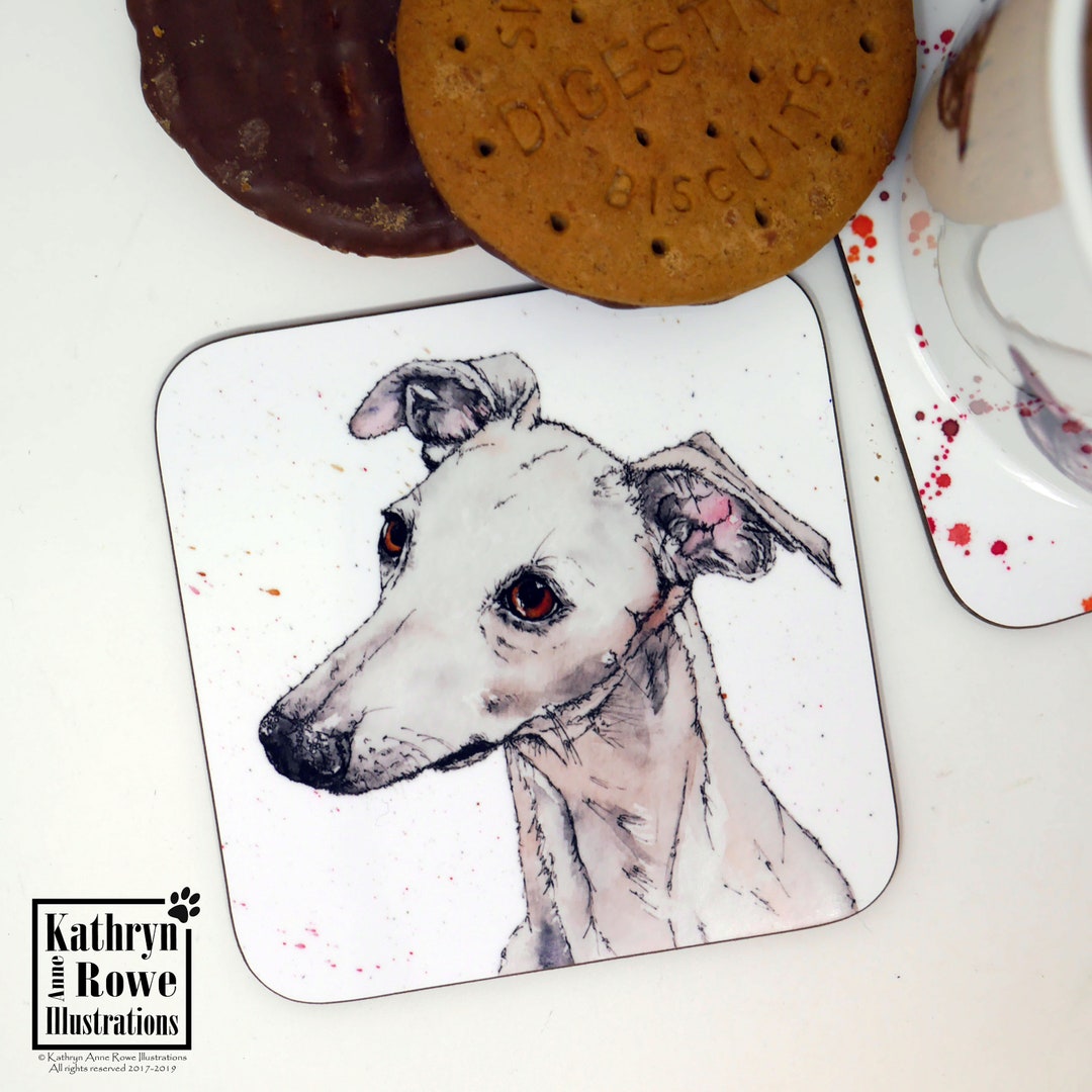 Whippet Whippets Whippet Gifts Sighthound Coaster Wedding - Etsy