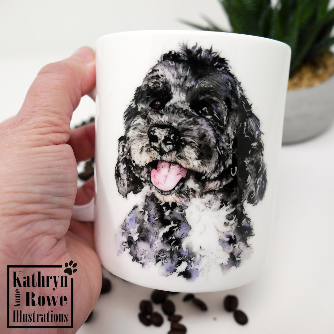 Cockapoo, Cockapoo Mug, Cockapoo Lover, Cockapoo Gift, Mug, Dog Art ...