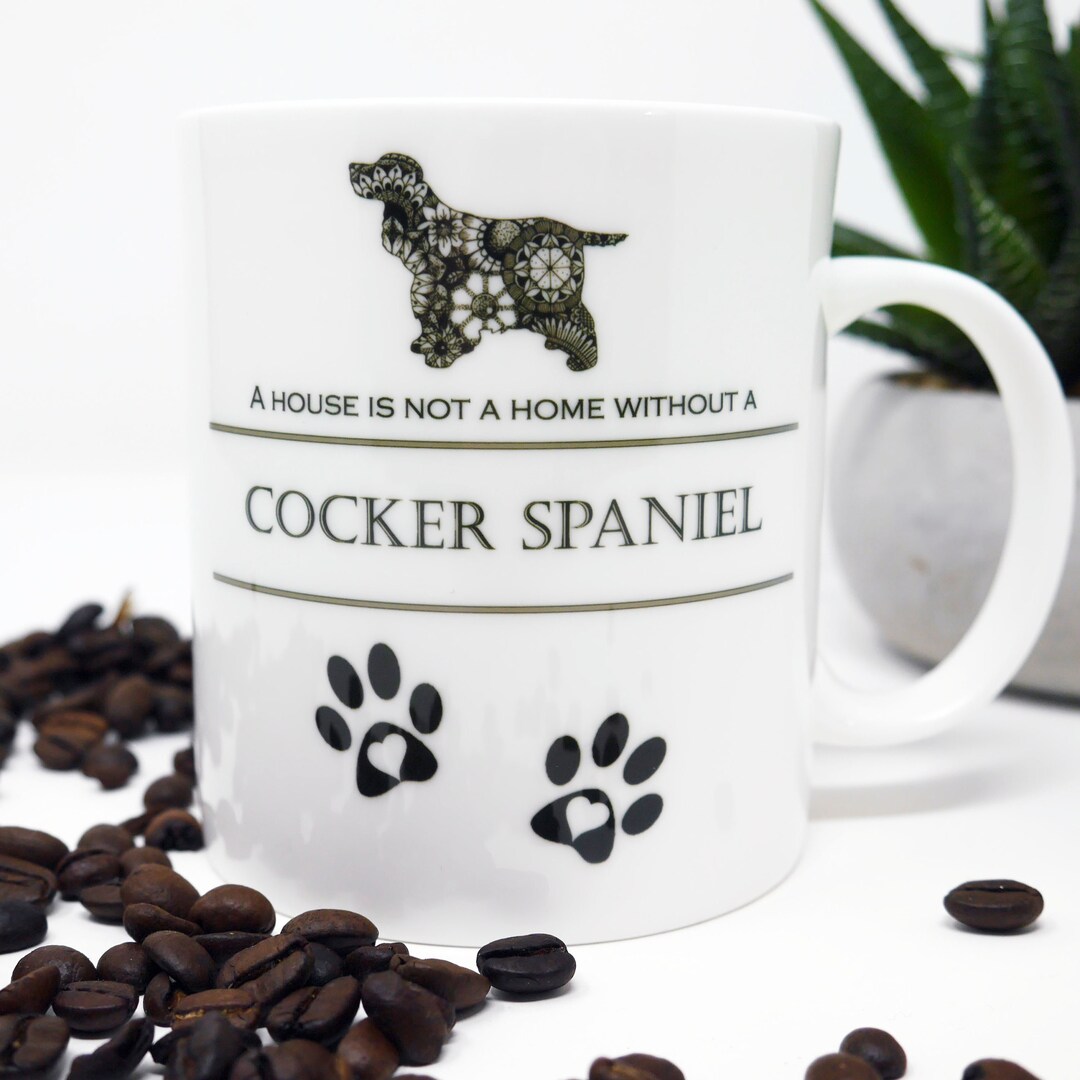Cocker Spaniel, Bone China Mug, Cocker Spaniel Gift, Gundog, Dog Lover ...