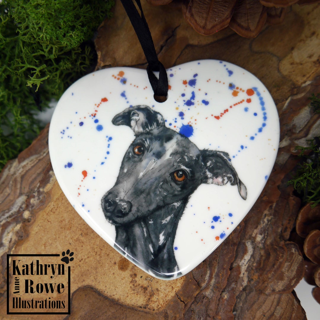 Greyhound, Greyhound Gift, Sighthound, Dog Lover, Ceramic Decoration ...