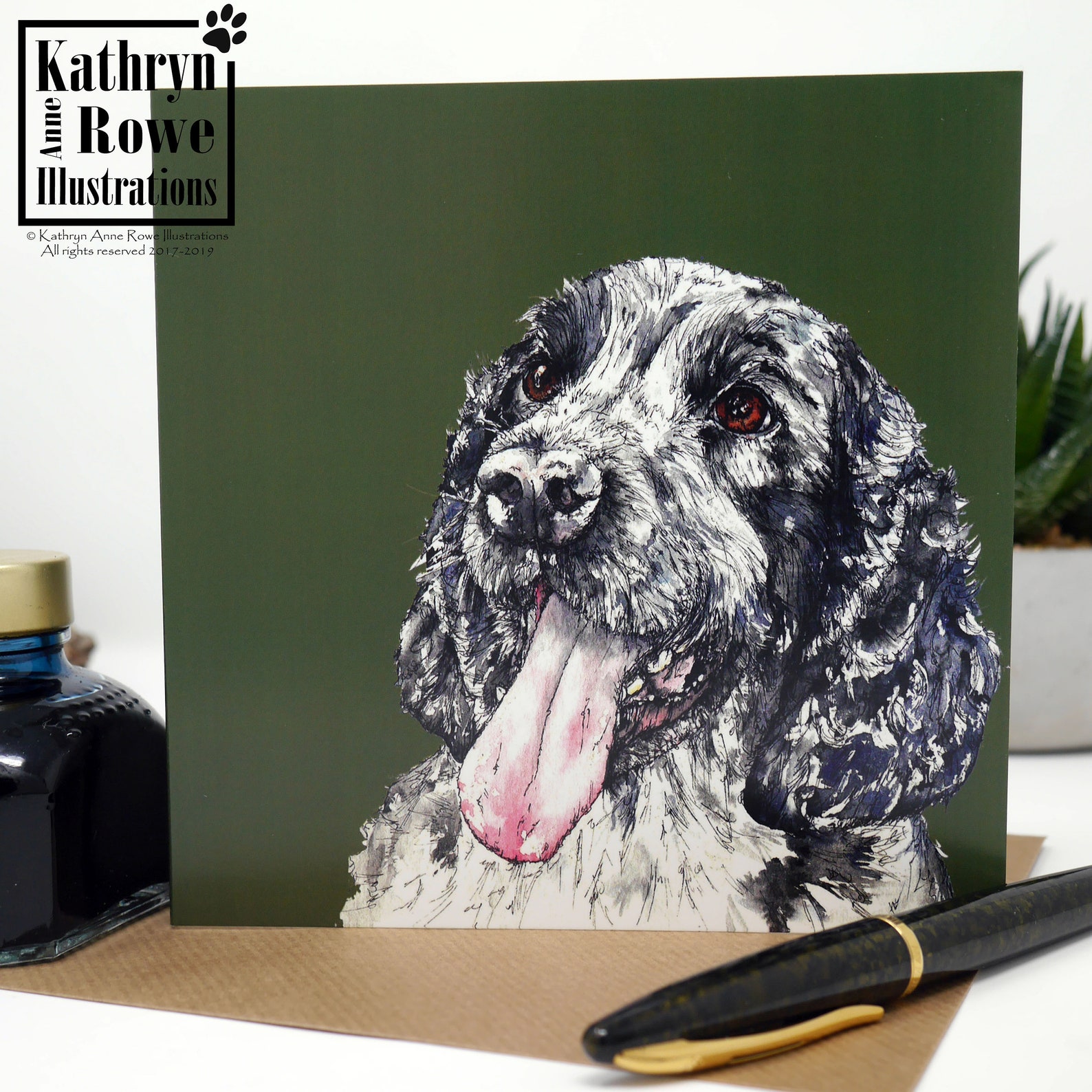 Cocker Spaniel Card Cocker Spaniel Cocker Spaniel Gift - Etsy UK