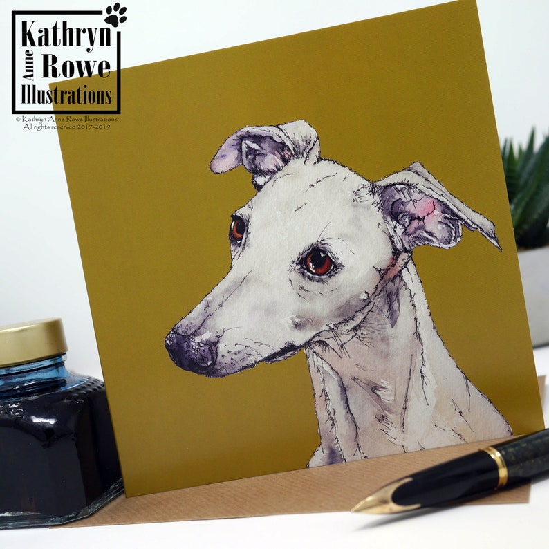 Whippet Greetings Card Whippet Gift Whippet Lover Whippet - Etsy UK