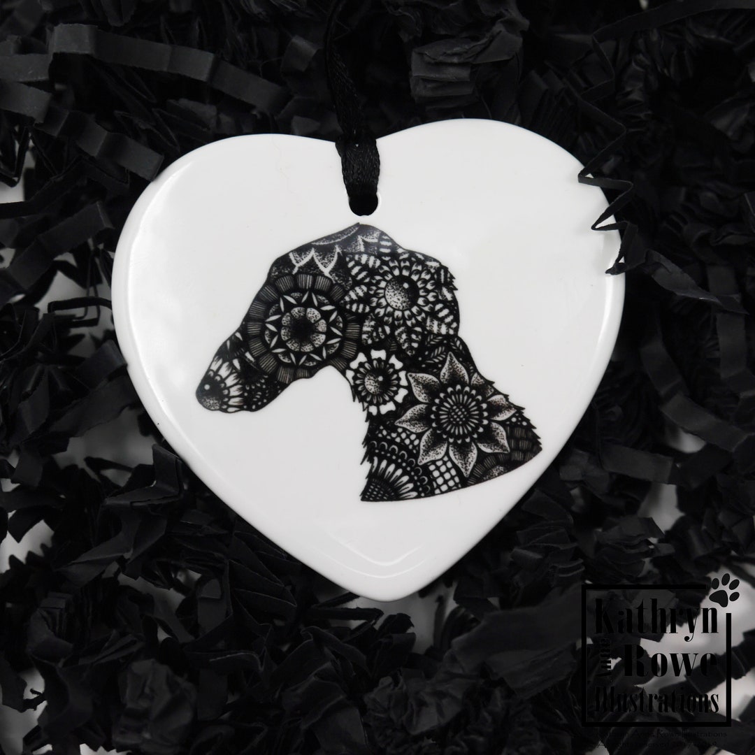 Borzoi, regalo de Borzoi, perro lobo ruso, perro lobo, regalo de buzón ...