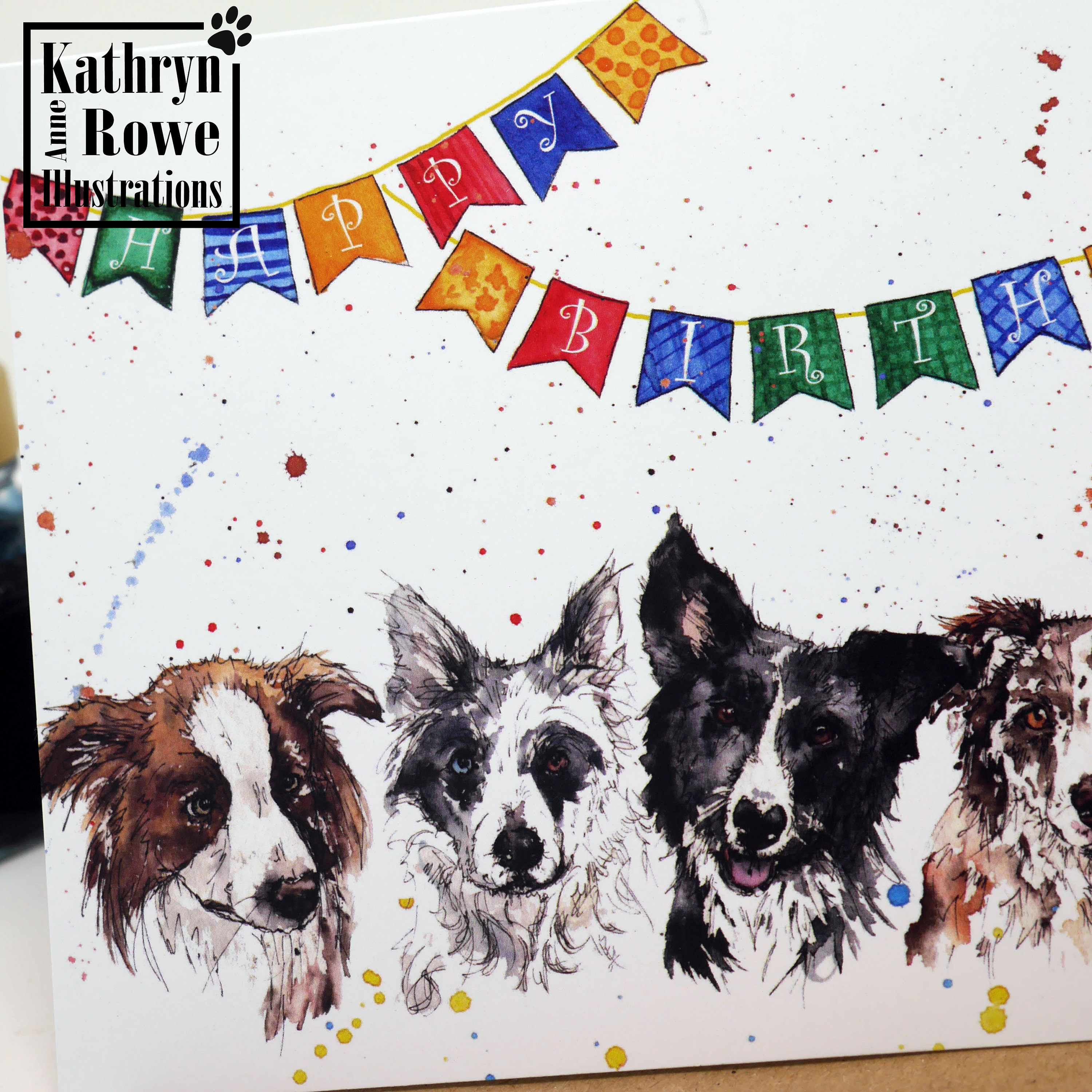 Border Collie Border Collie Card Border Collie Gift Dog | Etsy UK