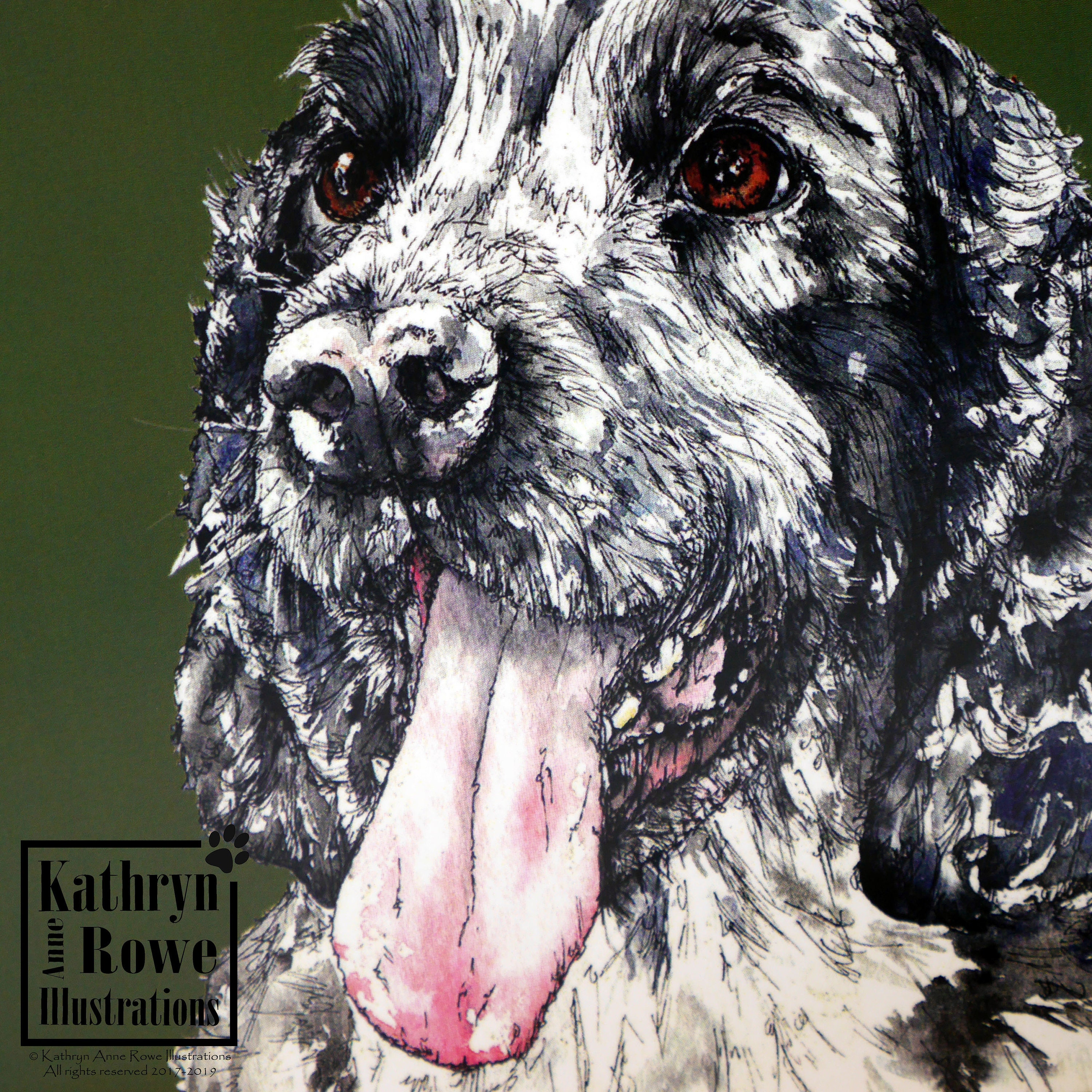 Cocker Spaniel Card, Cocker Spaniel, Cocker Spaniel Gift, Cocker ...