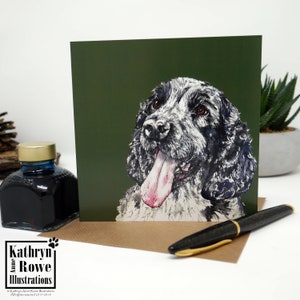 Cocker Spaniel Card, Cocker Spaniel, Cocker Spaniel Gift, Cocker ...