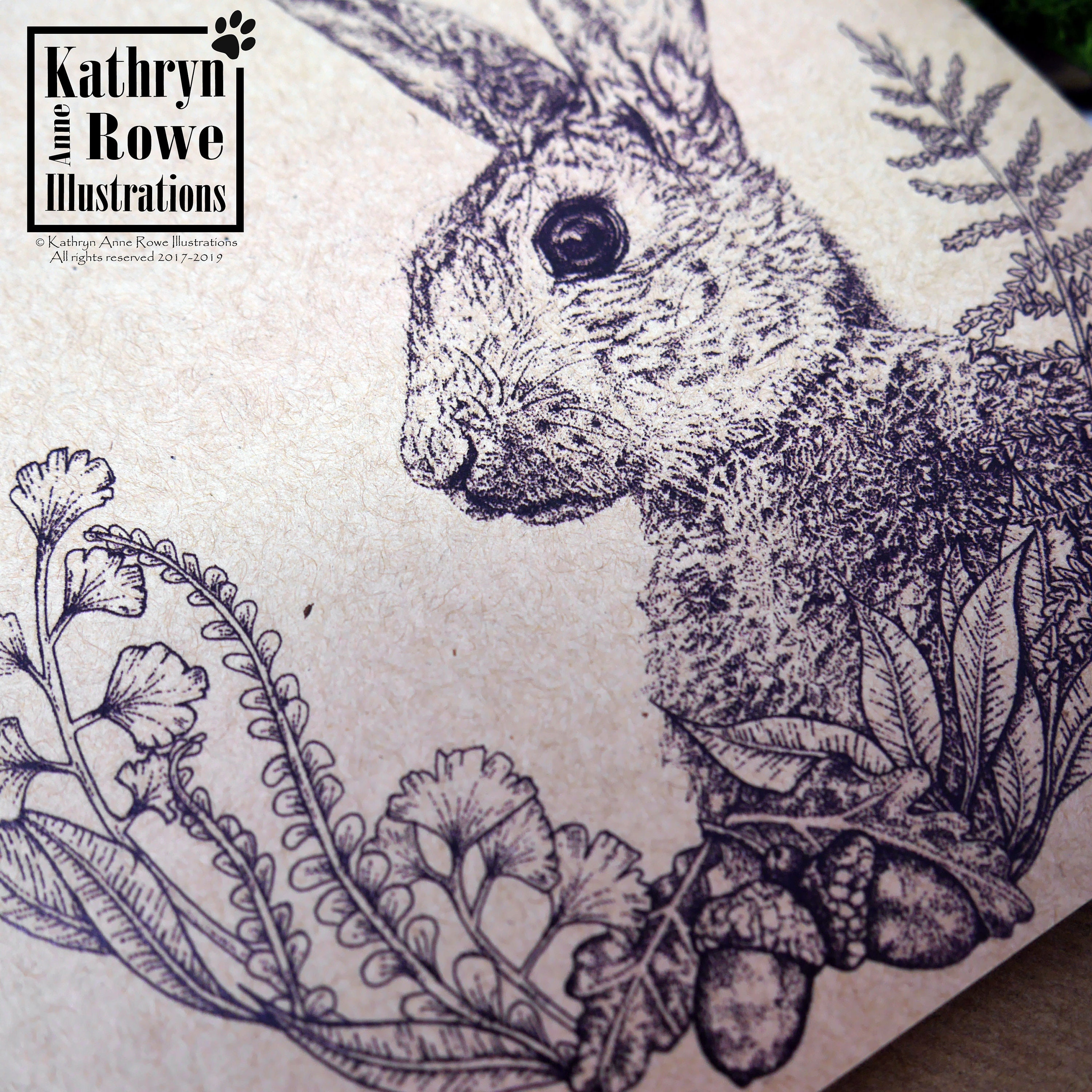 Rabbit Wild Rabbit Rabbit Design Bunny Wedding Valentine - Etsy UK