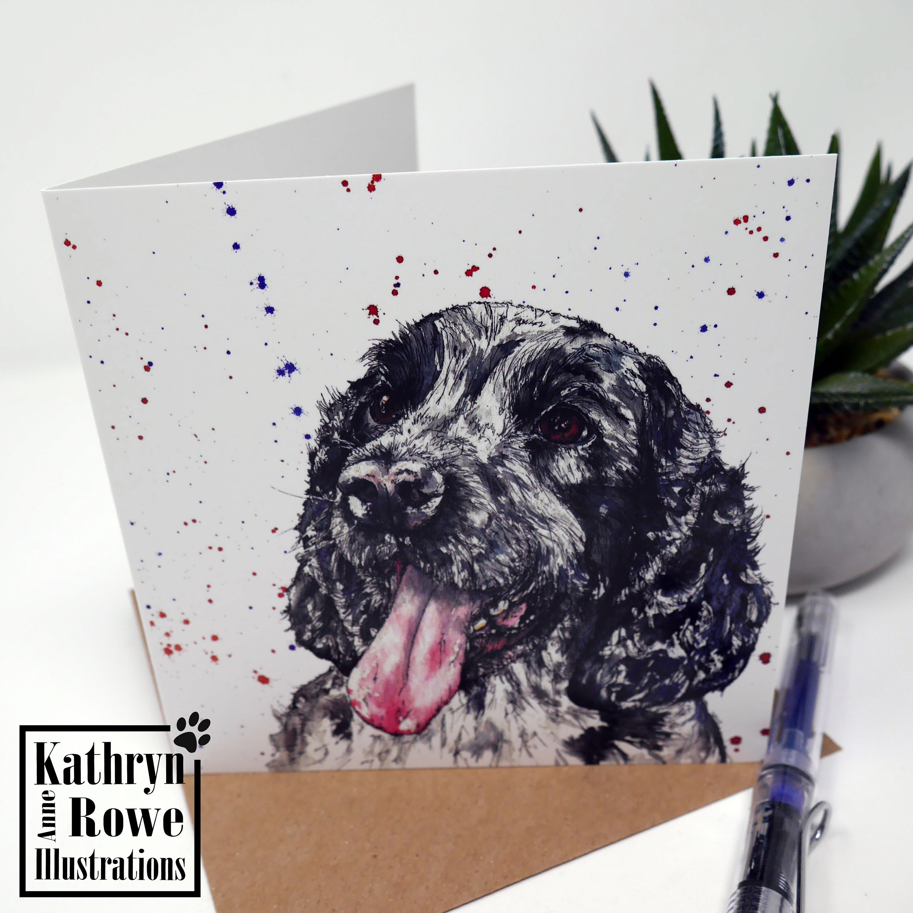 Cocker Spaniel Card Cocker Spaniel Cocker Spaniel Gift - Etsy UK