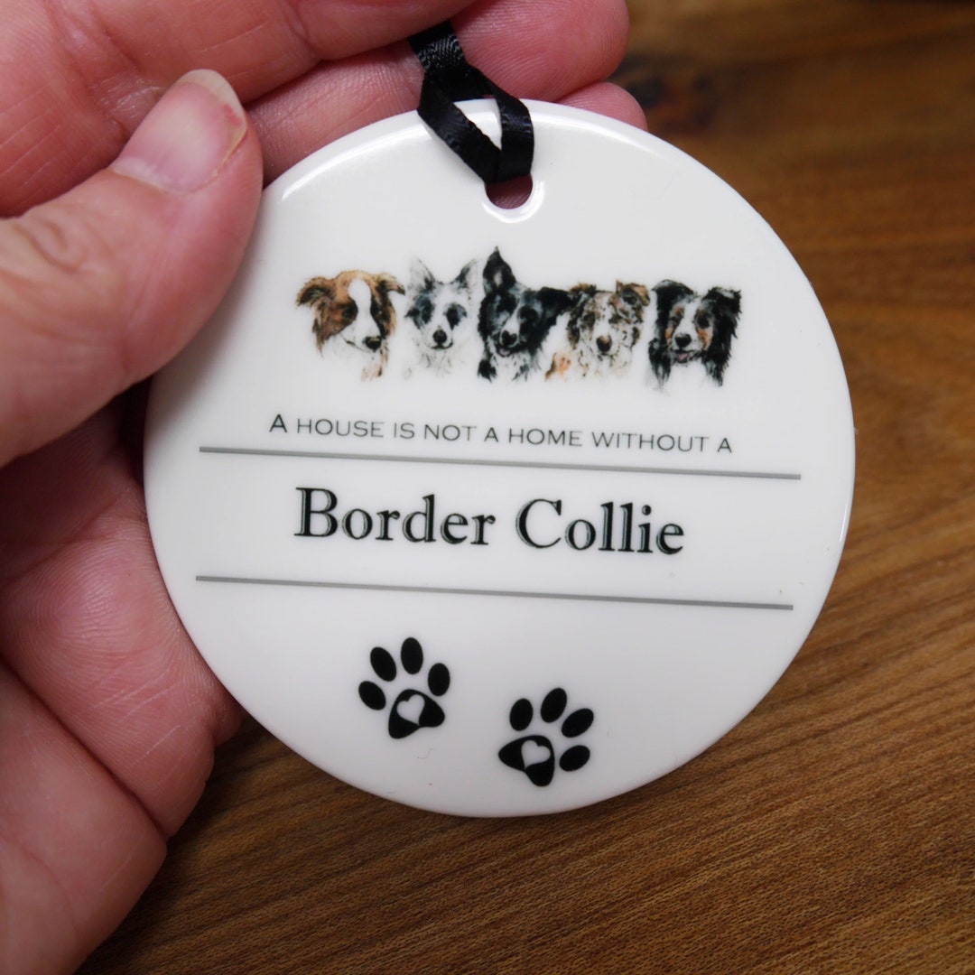 Border Collie, CLEARANCE, Border Collie Decoration, Border Collie Gifts ...