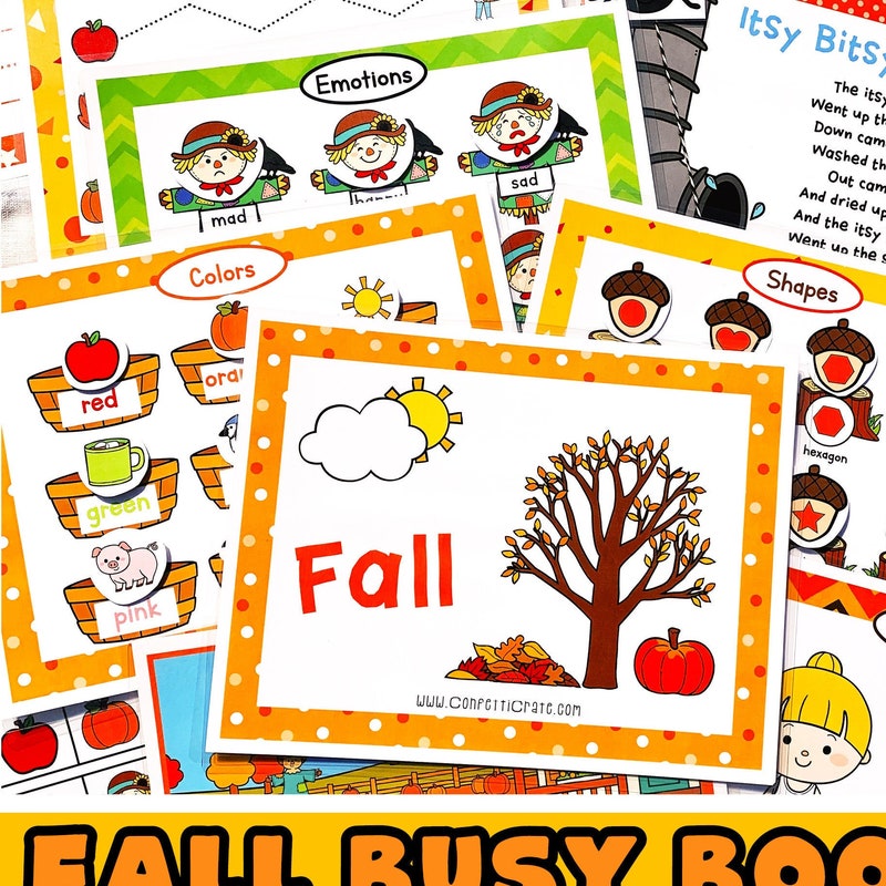 Busy Book Printable - Etsy