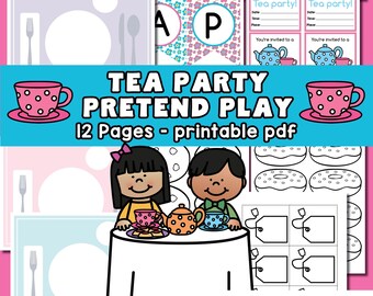 Printable Tea Party - Etsy