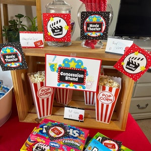 Movie Theater Pretend Play Printable, Dramatic Play, Preschool ...