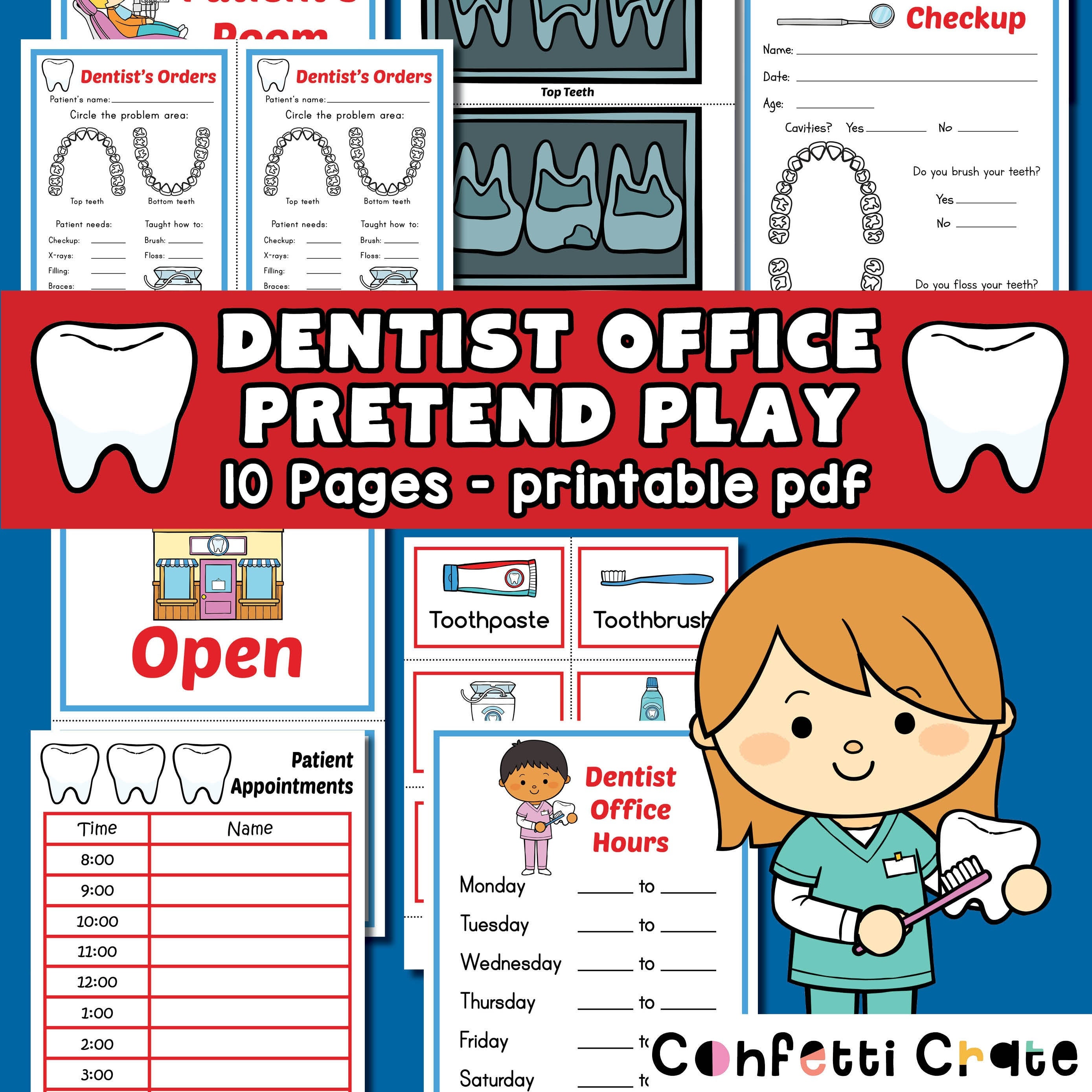 Preschool Dramatic Play Dentist