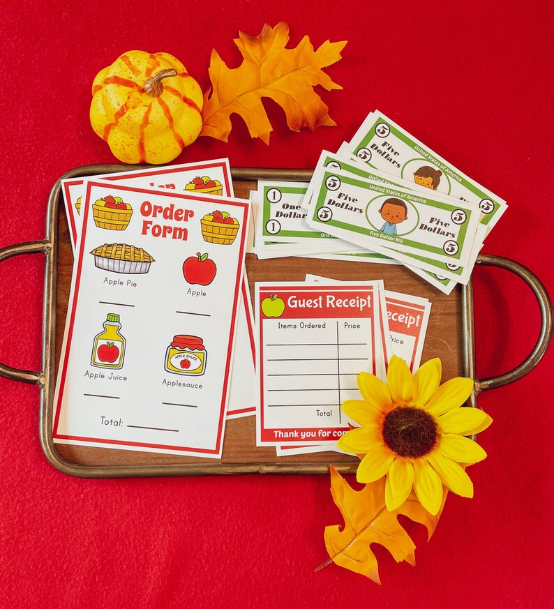 Apple Orchard Pretend Play Printables Farm Dramatic Play - Etsy