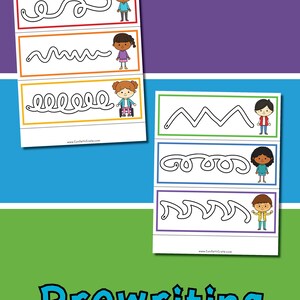 Prewriting Printable Activity, Preschool Centers, Preschool Printables ...