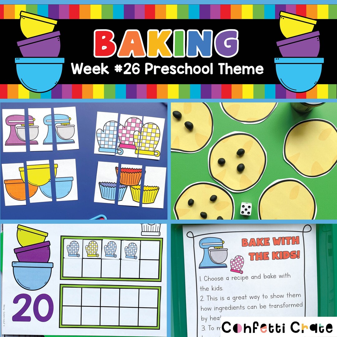 Baking Preschool Curriculum Printable, Homeschool Preschool ...