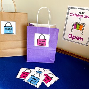 Clothing Store Pretend Play Printable: Preschool Activities (PDF) - Etsy