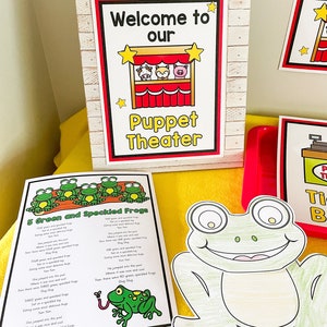 Puppet Theater Pretend Play Printables, Dramatic Play Printables ...