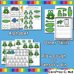 Frogs Preschool Curriculum Printables, Pond Activities, Preschool ...