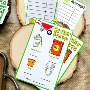 Garden Shop Pretend Play Printables: Toddler Spring Activities (PDF ...